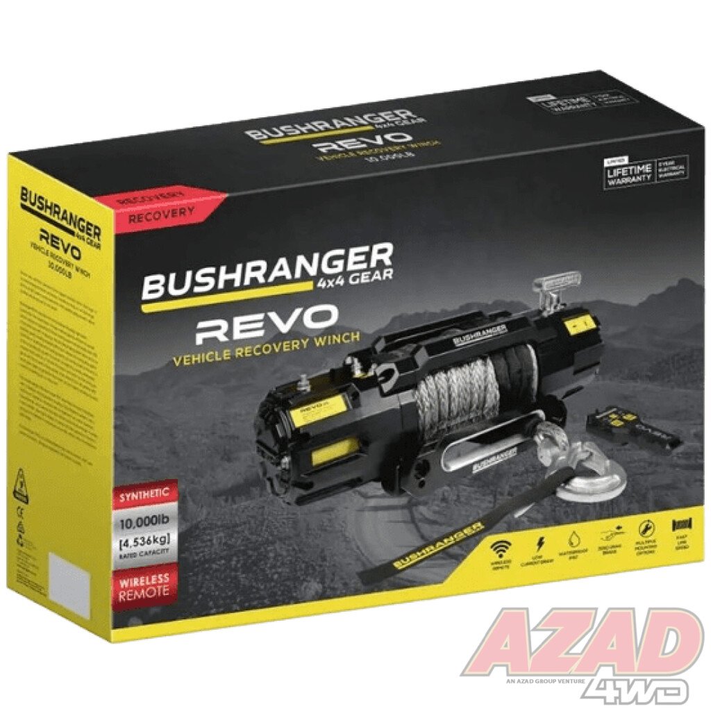 AMX Winch - Synthetic 12000 Lbs - AZAD 4WD